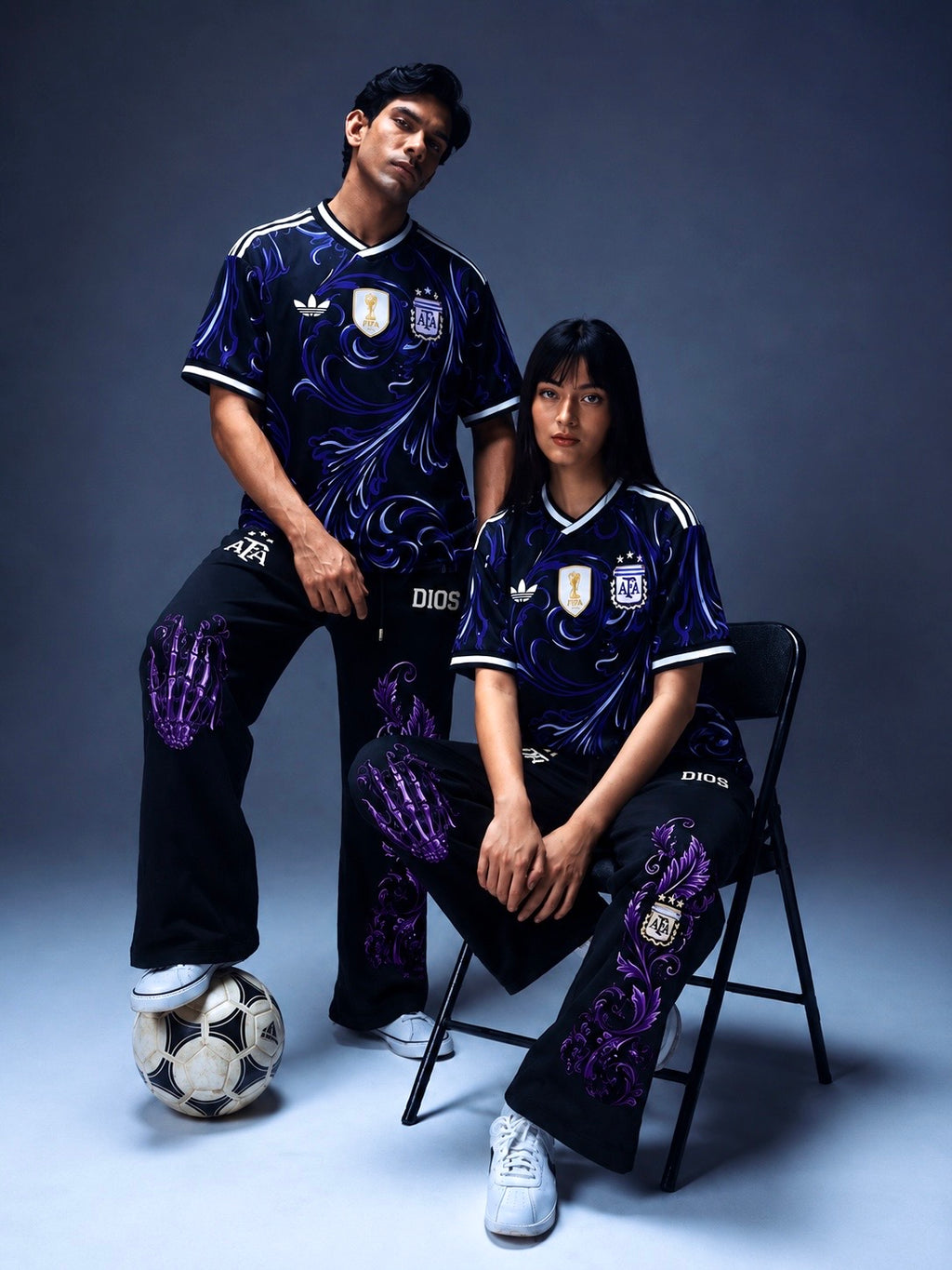 ARGENTINA AFA JERSEY CO ORD SET – Urban Thug