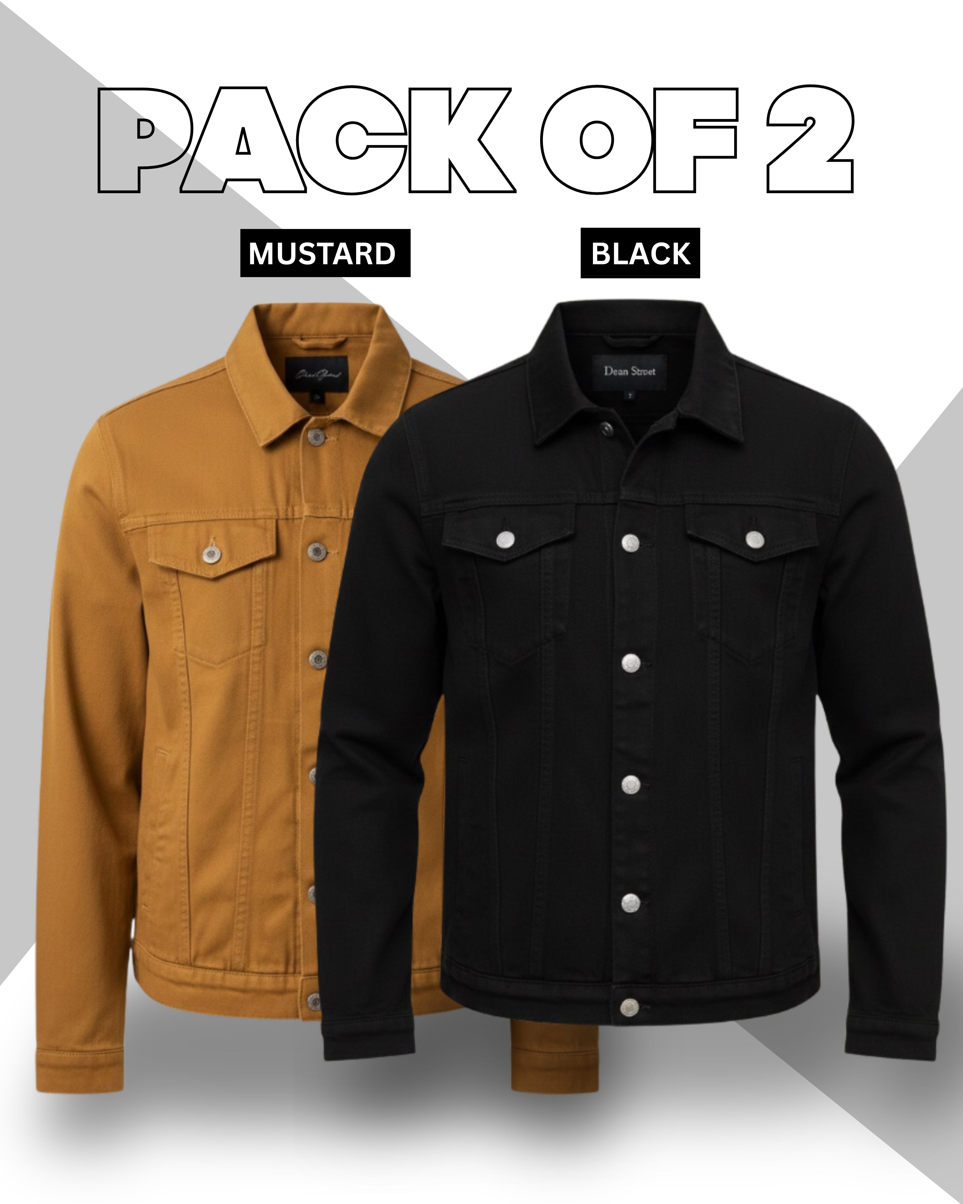 PACK OF 2 DENIM JACKETS – Urban Thug